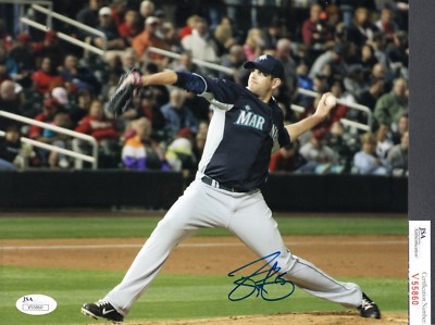 JSA James Paxton Autographed Signed AUTO 8x10 Photo Seattle Mariners ...