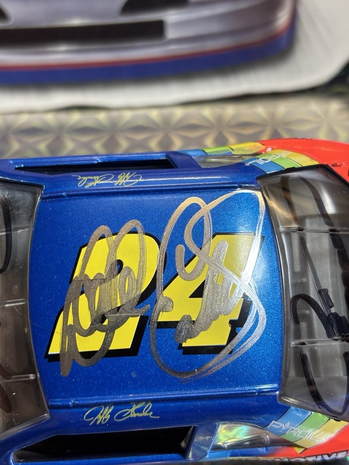 SIGNED 1/24 #24 Lumina JeffG Dale Earnhardt Sr Jr TonyS BillE DW Revell ...
