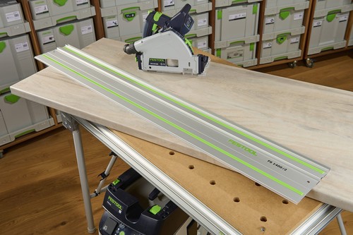 Festool FS 1400 mm Aluminum Guide Rail for Precision Cuts with TS Saws ...