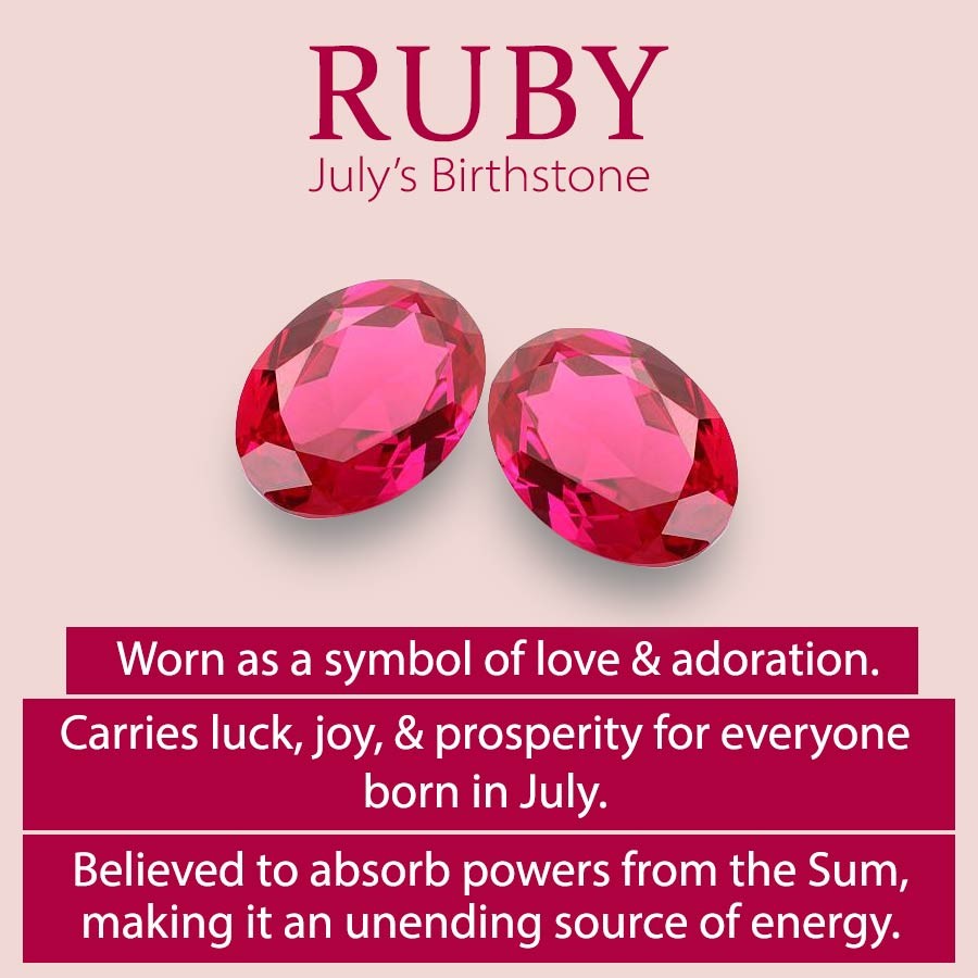 TJC 2.32ct Ruby Solitaire Ring for Women in 18ct Yellow Gold Over ...