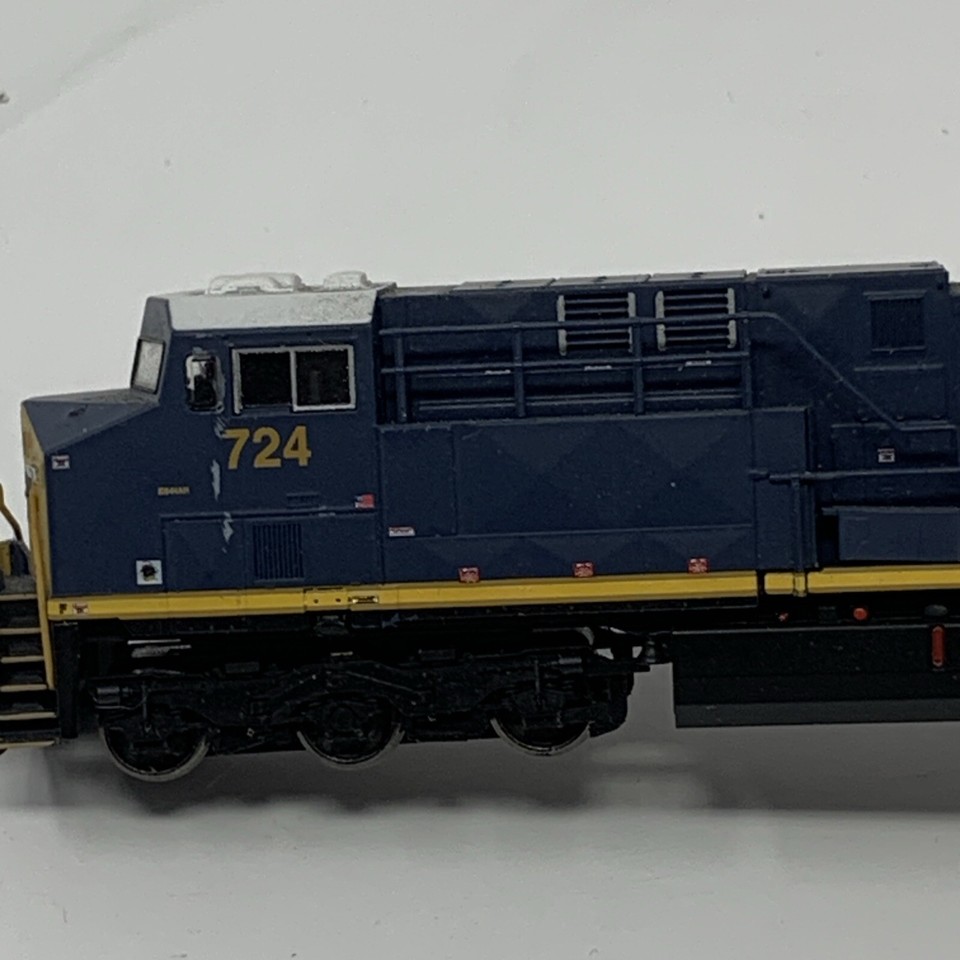 Unknown Brand N Scale CSX "Gevo" Diesel Locomotive #754 Untested | eBay