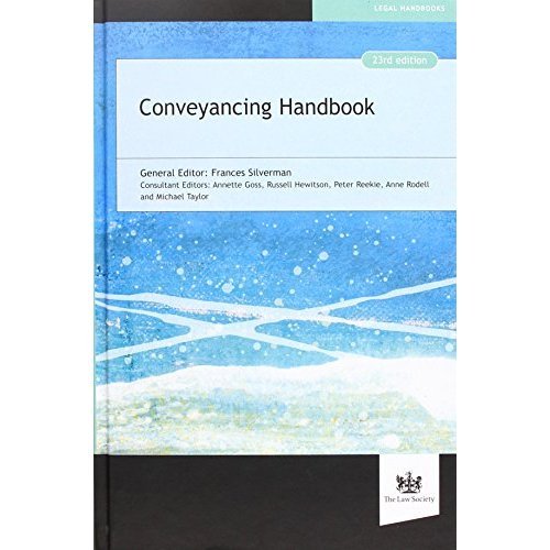Conveyancing Handbook by Anne Rodell (Hardcover, 2016) for sale online ...