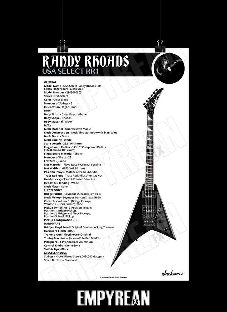 Jackson Guitars Randy Rhoads