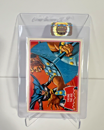 1966 Topps Batman A Series Red Bat Facing the Axe #6A 1989 Reissue | eBay