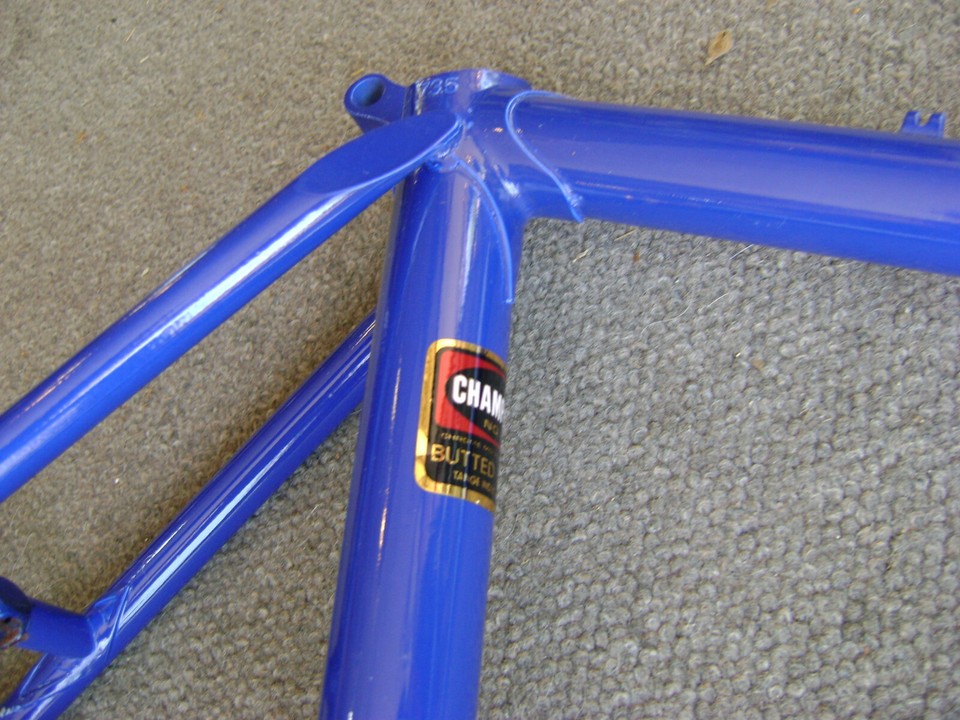 New NOS 51.5cm Tange #2 double butted CroMoly road bicycle lugged frame ...