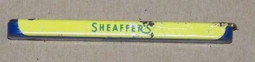 VINTAGE SHEAFFER'S FINELINE THIN LEADS HB MEDIUM F15 TIN, EMPTY, FORT ...