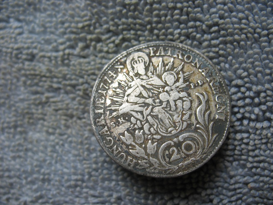 Dug Rare Foreign Silver Coin Button From British- Loyalist Site ...