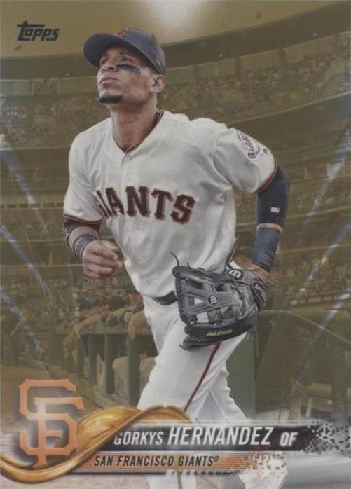 2018 Topps - Gorkys Hernandez #592 Gold /2018 (RC) for sale online | eBay