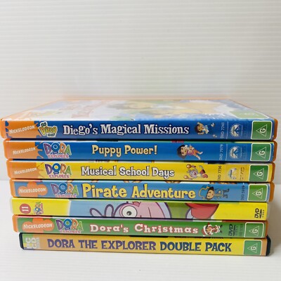 Rare Dora The Explorer Set of 7 DVDs Nickelodeon Children Kids Region 4 ...