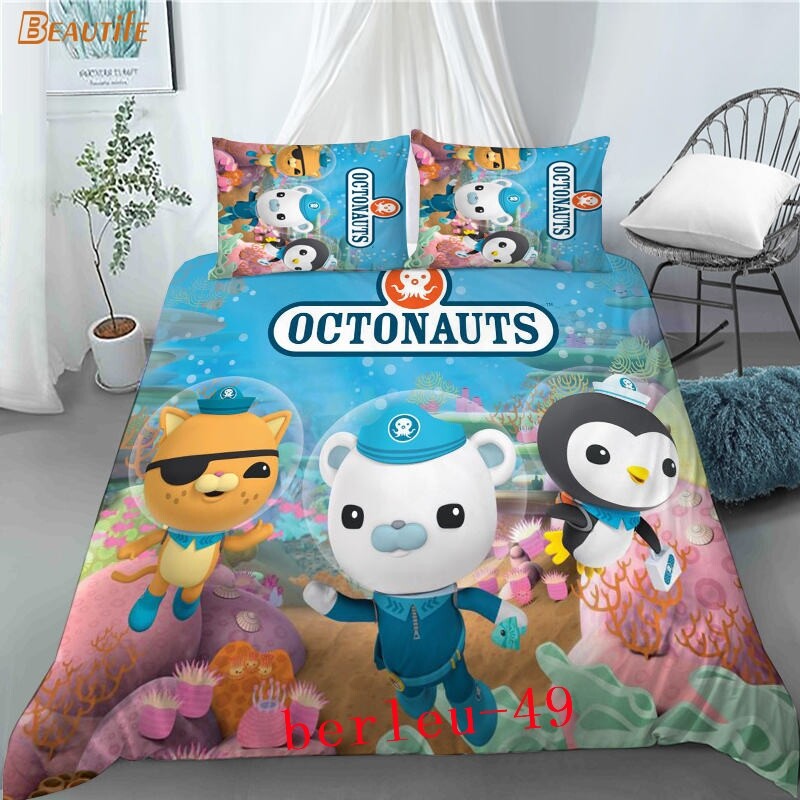 The Octonauts 3D Duvet Cover+Pillowcases Single Double Queen Donna ...