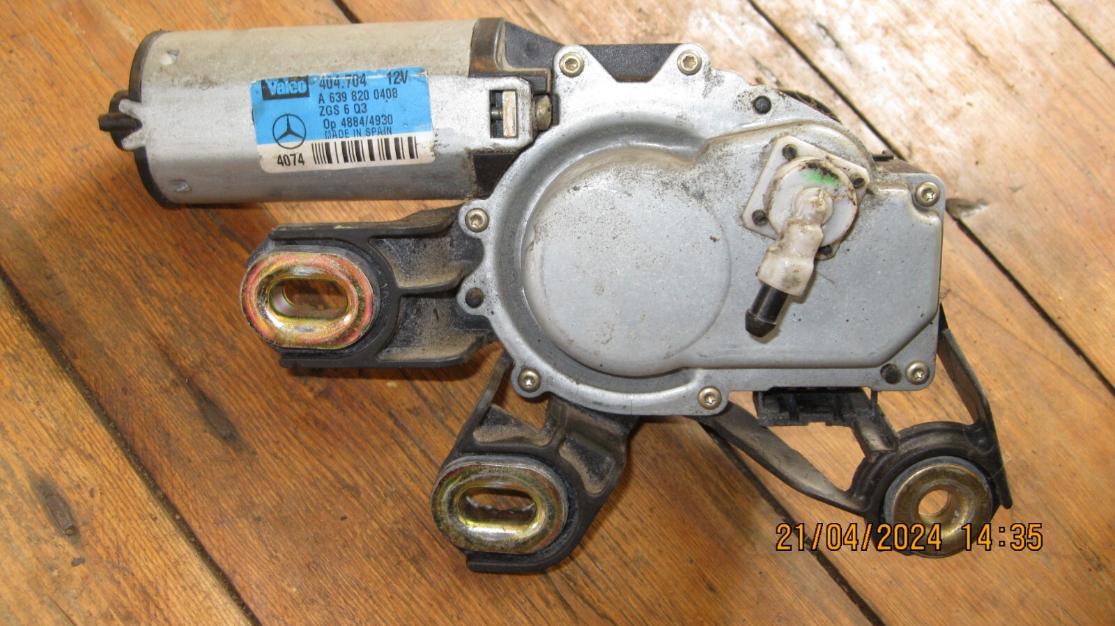 A 639 820 0408 rear windscreen wiper motor for MERCEDES-BENZ VITO | eBay