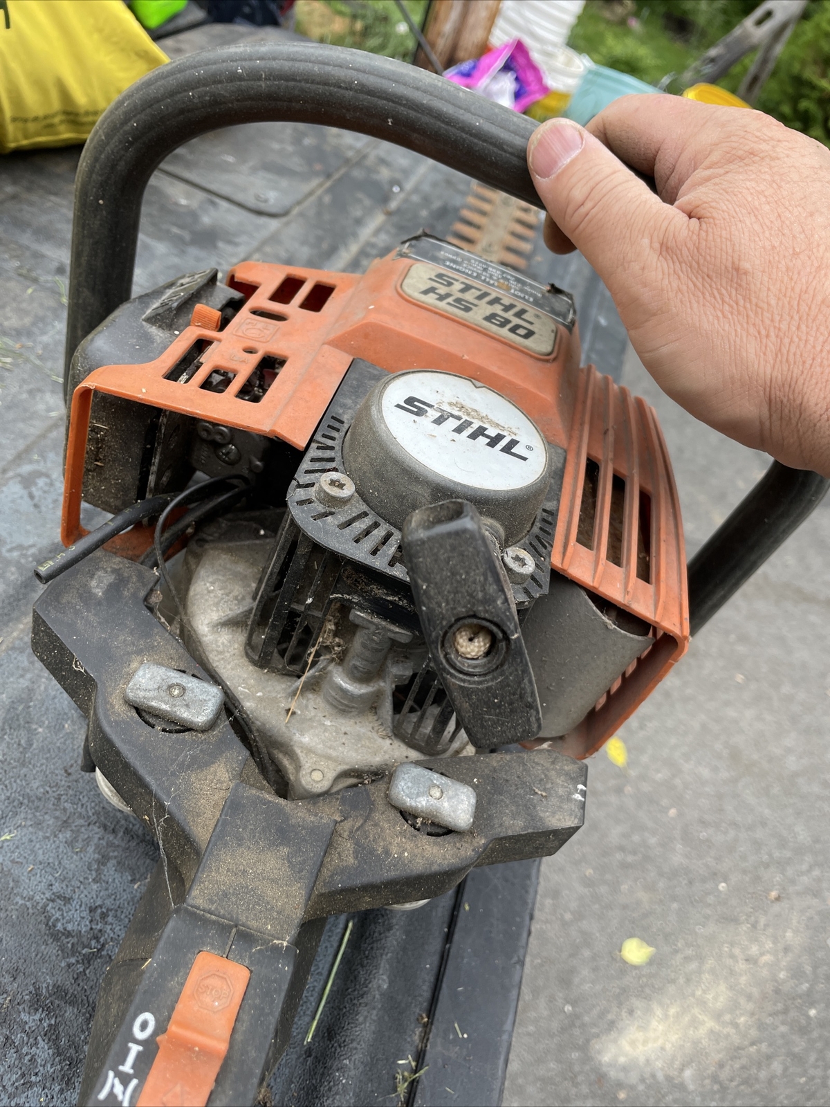 Stihl HS80 Hedge Trimmer No Gas Tank Not Seized | eBay