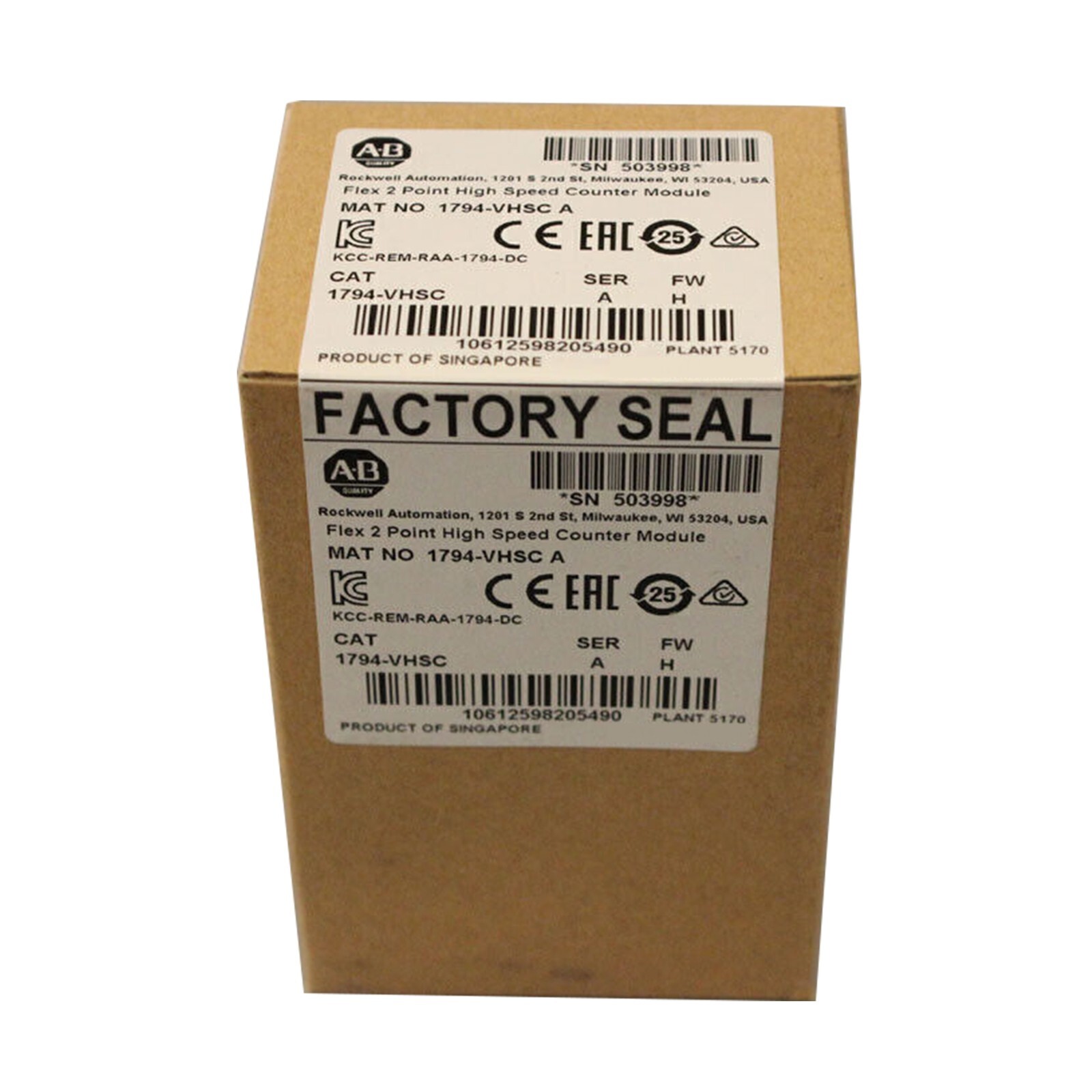 1794-VHSC Allen-Bradley High Speed Counter Module New | eBay