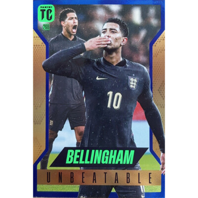 Top Class 2025 Trading Card 268 - Jude Bellingham Unbeatable Electric ...