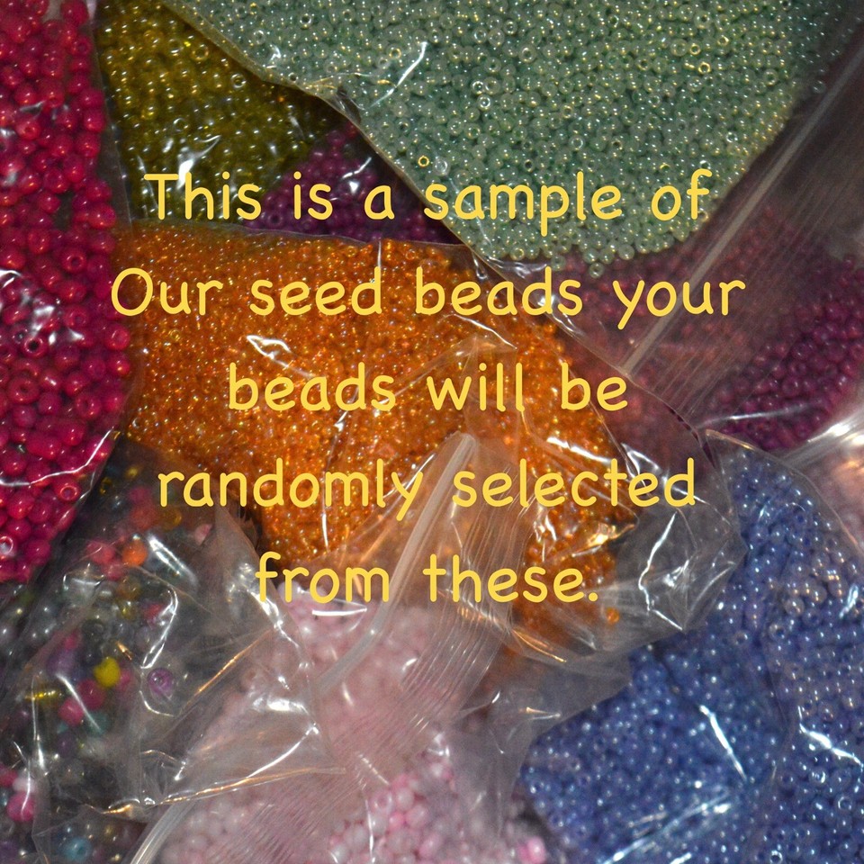 Large Huge Lot 4 Pounds Jewelry Making NWOT Seed Beads Glass Random ...