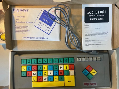 ⭐️⭐️⭐️⭐️⭐️ Big Keys Plus LEWKB48-1 Large Color Keys Learning PS/2 Wired ...