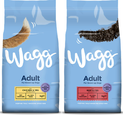 WAGG COMPLETE - (1kg to 12kg) - Adult Dry Dog Food Kibble bp Chicken ...