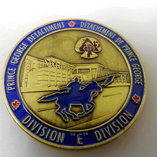RCMP PRINCE GEORGE DETACHMENT E DIVISION CHALLENGE COIN | eBay