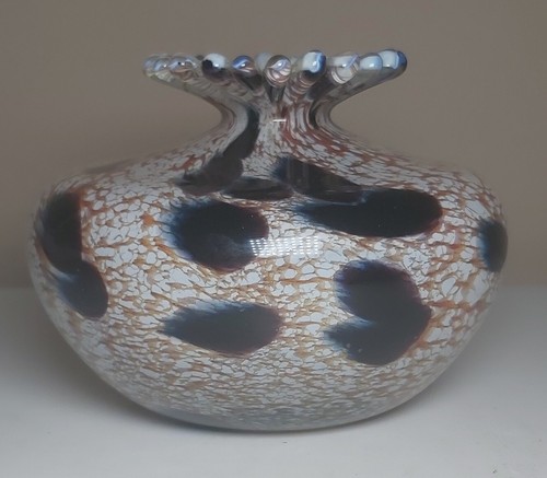 Island Studio Glass Guernsey Vase Impressed Mark | eBay UK