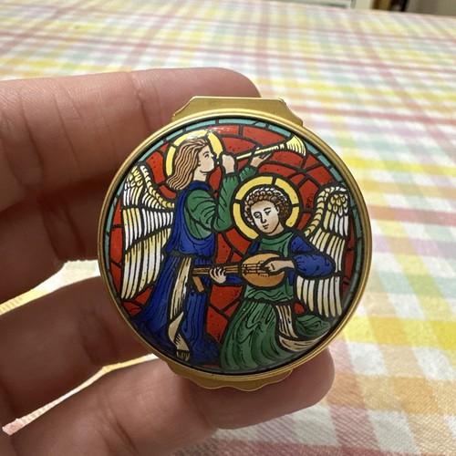 Halcyon Days 1998 Enamel Christmas Box | eBay