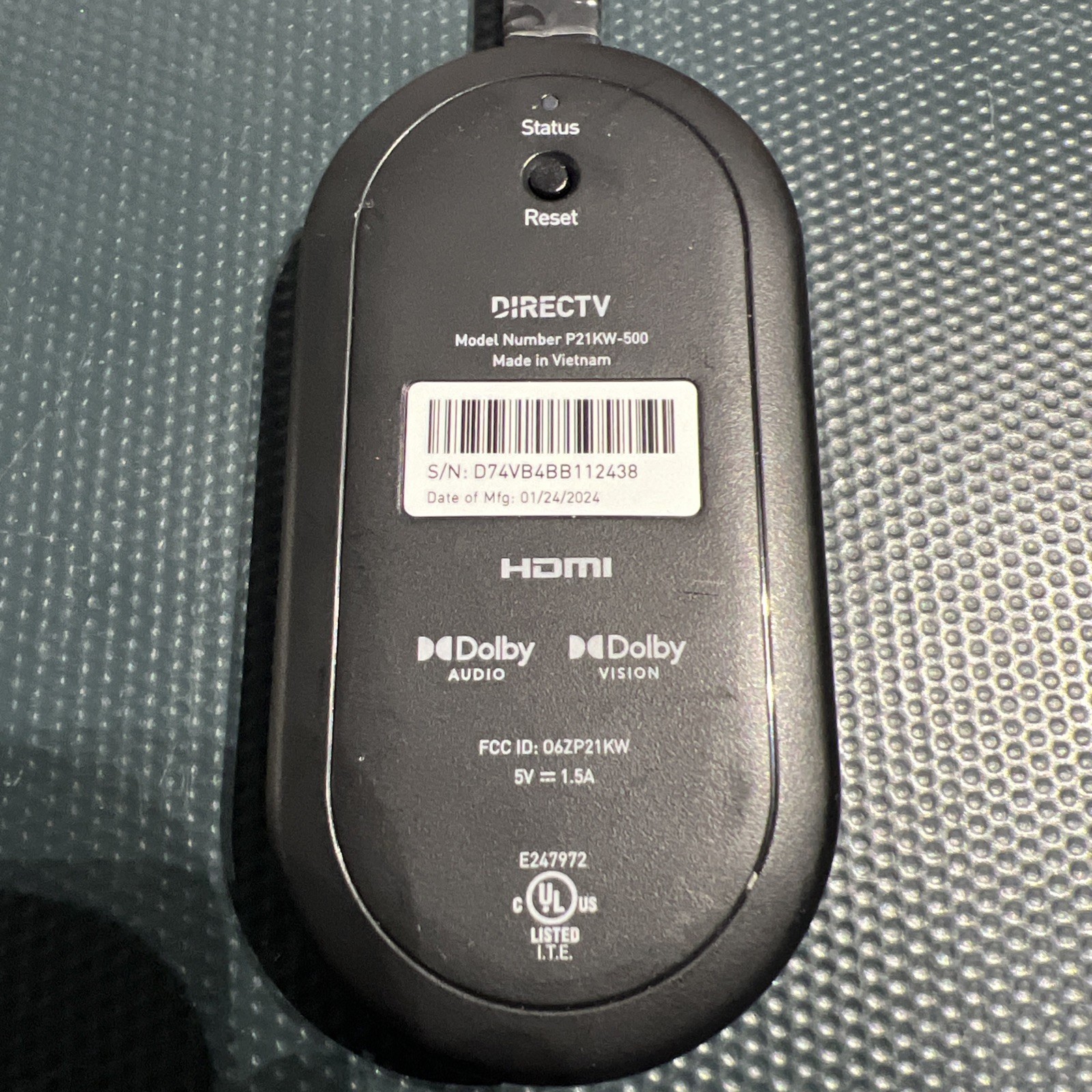 DIRECTV Gemini Air Streaming Device - 4K Model P21KW-500 NO REMOTE NO ...