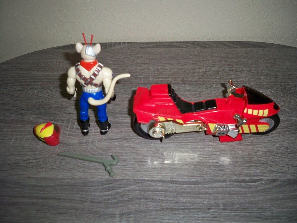 1993 Galoob Biker Mice From Mars Vinnie With Radical Rocket Sled 100% ...