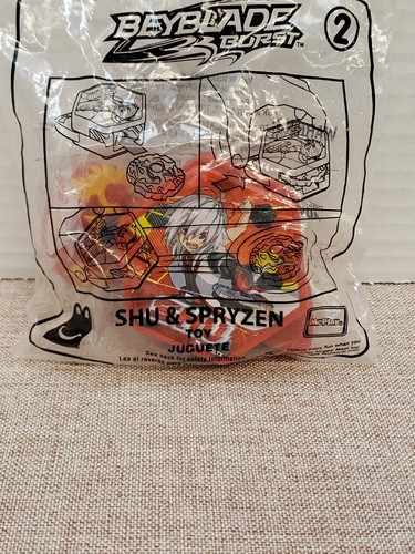 McDonalds 2020 Happy Meal Toy Beyblade Burst #2 Shu and Spryzen New | eBay