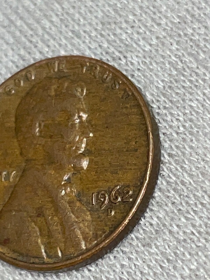 The 1962 double die D close a.m. penny | eBay