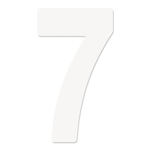 FACTORY EFFEX 904739 FX 2015 NUMBERS PRO 8" WHITE 7 | eBay