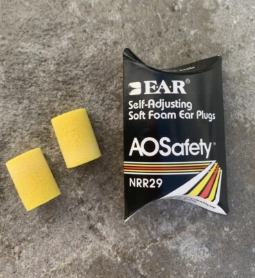 E.A.R Self-Adjusting Soft Foam Ear Plugs AOSafety Working | eBay