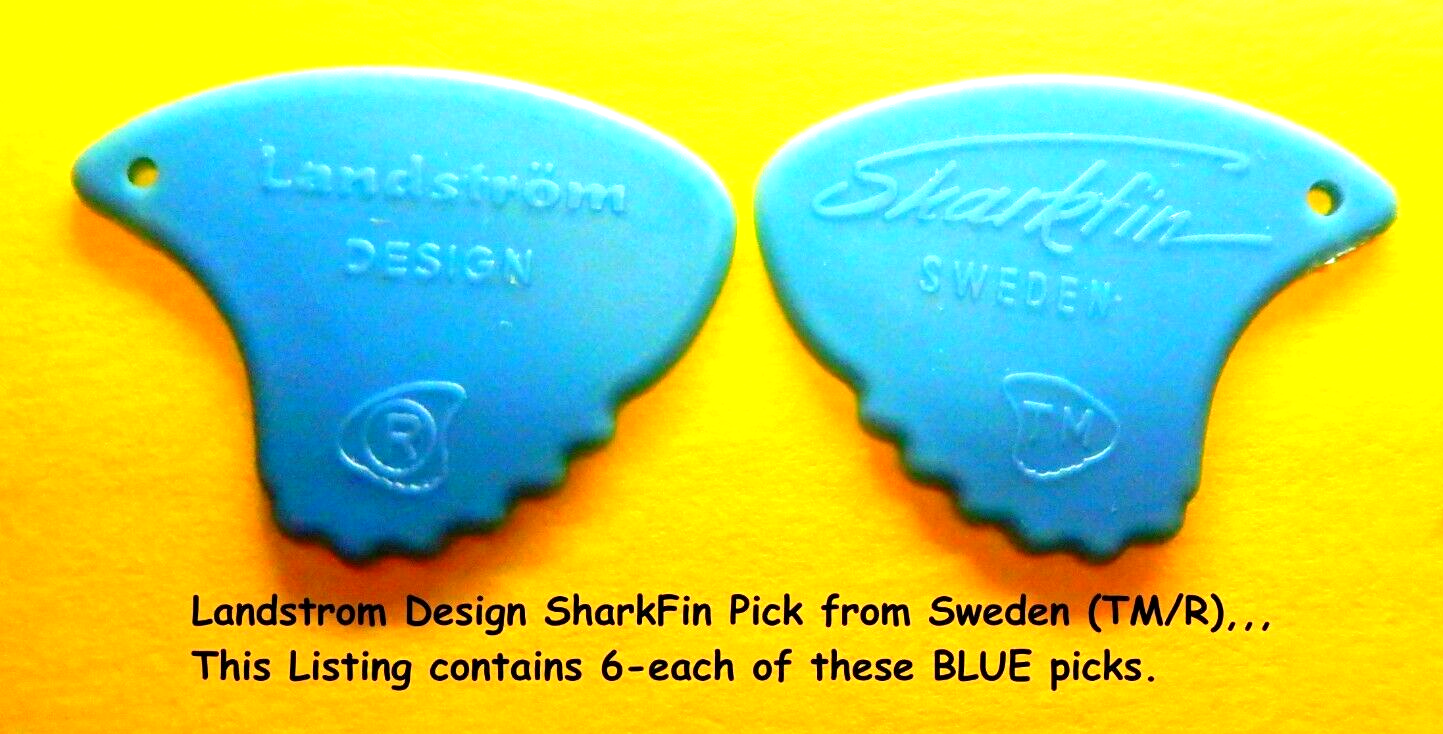 Landstrom Shark Fin Picks, Dunlop FINS picks, 12 pick assortment | eBay