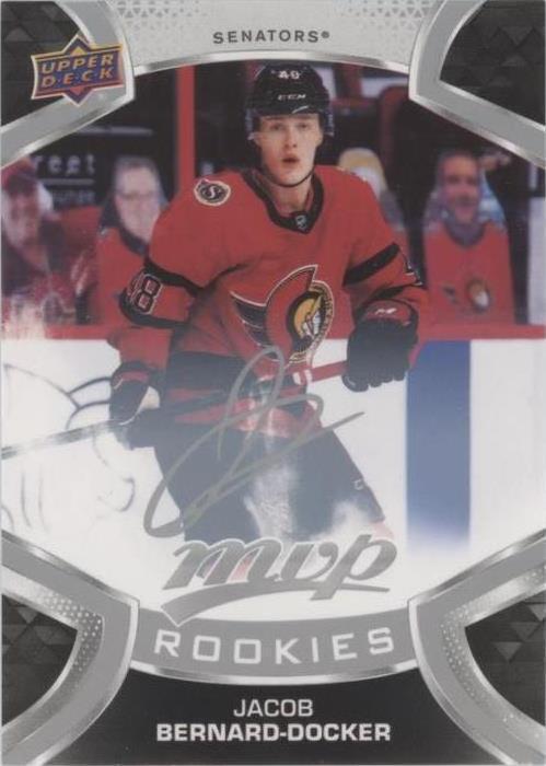 2021-22 Upper Deck MVP - Rookie Jacob Bernard-Docker #232 Silver Script ...