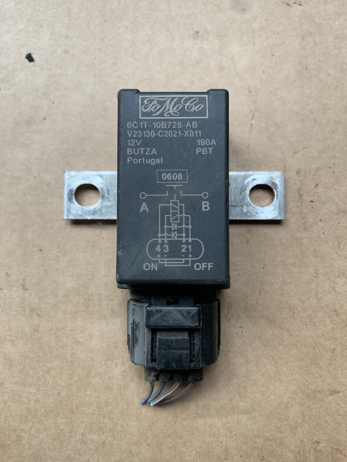 *Genuine Transit MK7 2006 - 2013 Battery Disconnect Relay 6C1T-10B728 ...