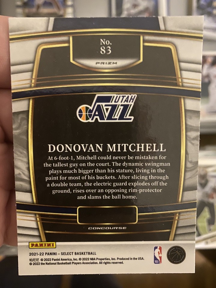 2021 2022 Select Donovan Mitchell Silver Prizm #83 | eBay
