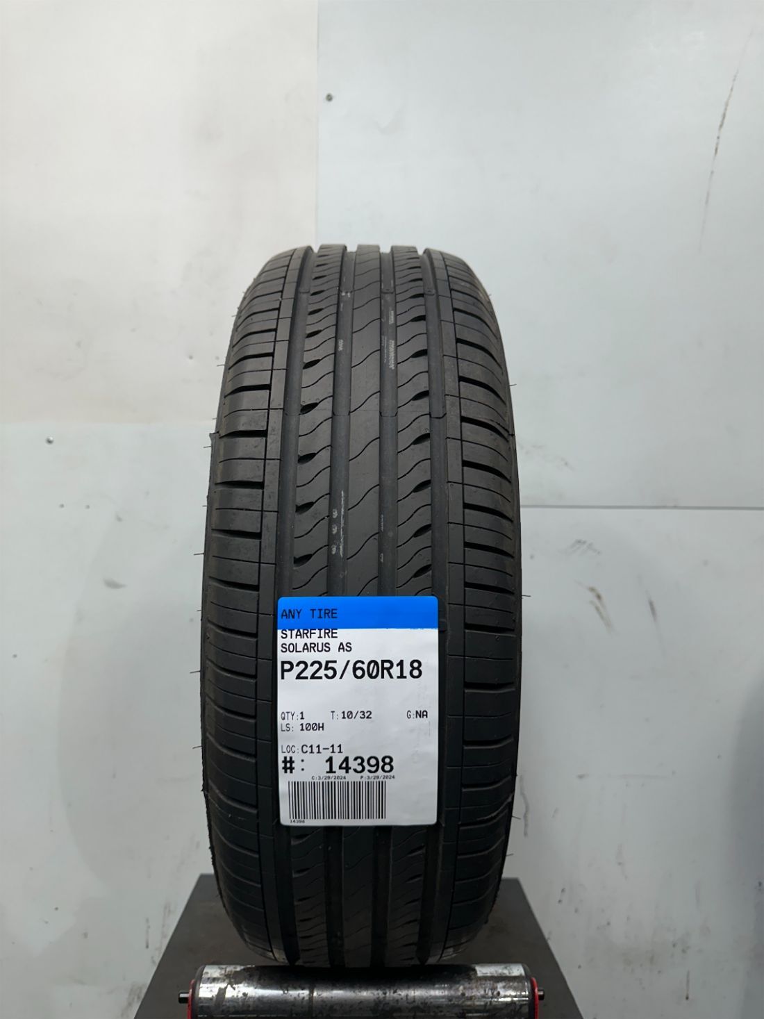 1 Starfire SOLARUS AS Used Tire P225/60R18 2256018 225/60/18 10/32 | eBay