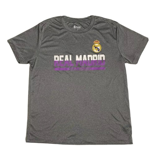Real Madrid Mens T Shirt Size L Soccer Graphic Gray MCF Crown Graphic ...