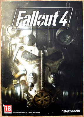 Fallout 4 RARE PS4 XBOX ONE 59cm x 84cm Promotional Poster #1 | eBay UK
