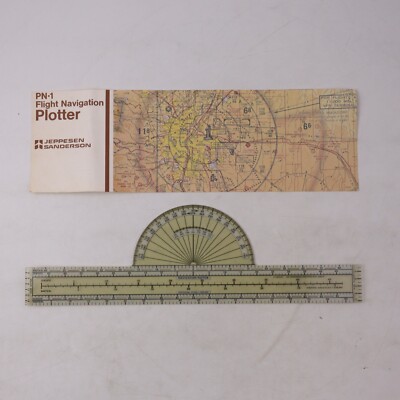 Jeppesen Navigation Plotter PN-1 Vintage | eBay