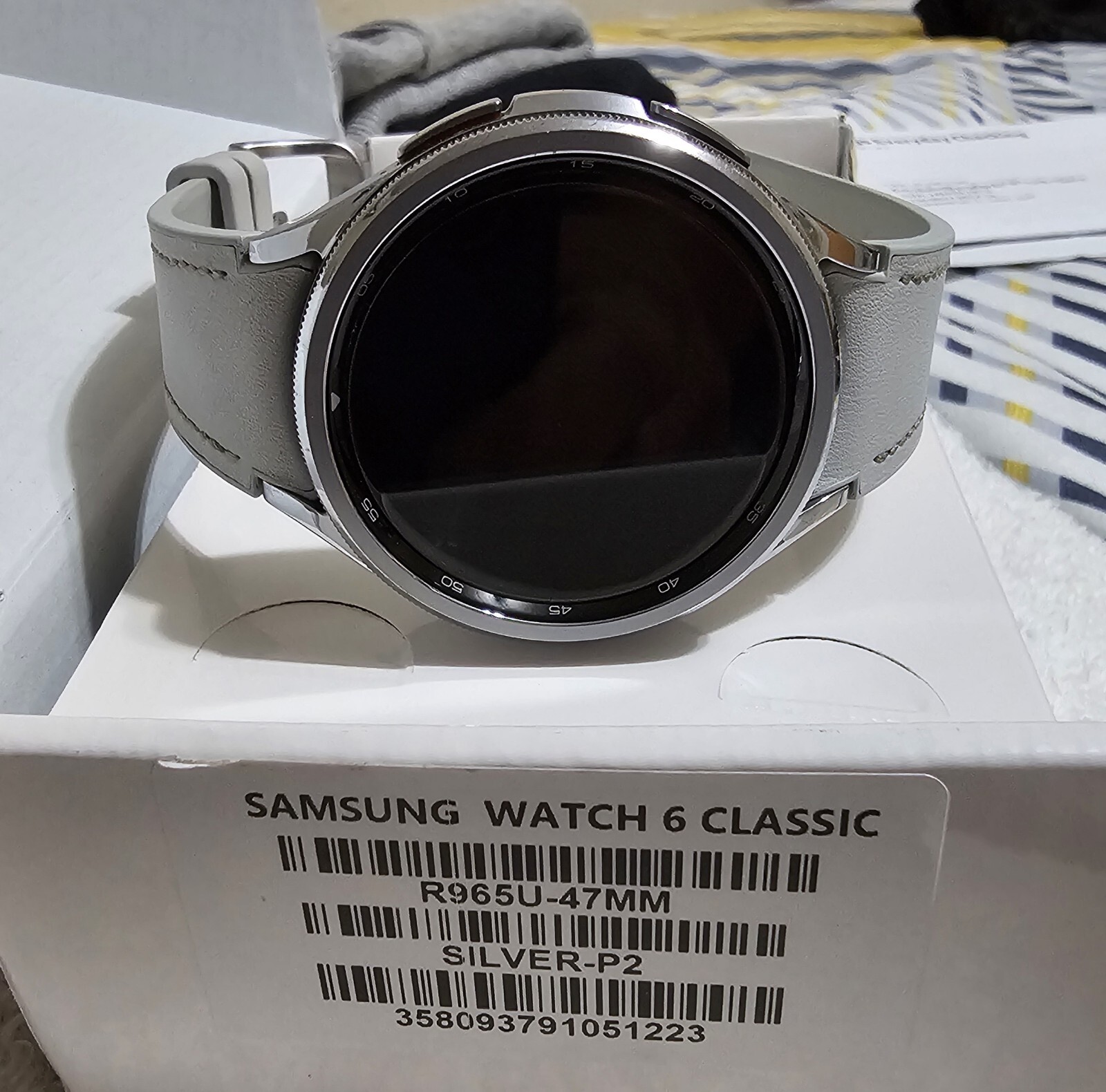 Samsung Galaxy Watch6 Classic SM-R965 47mm Stainless Steel Case with ...