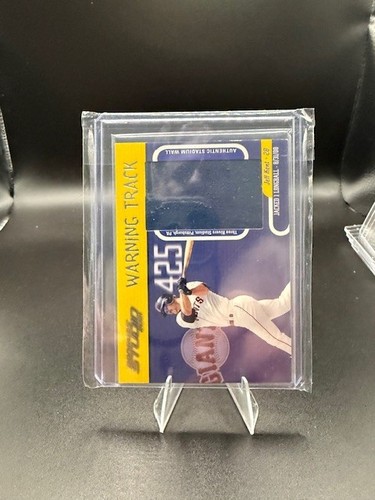 2001 Donruss Studio Jeff Kent Warning Track AUTHENTIC STADIUM WALL ...