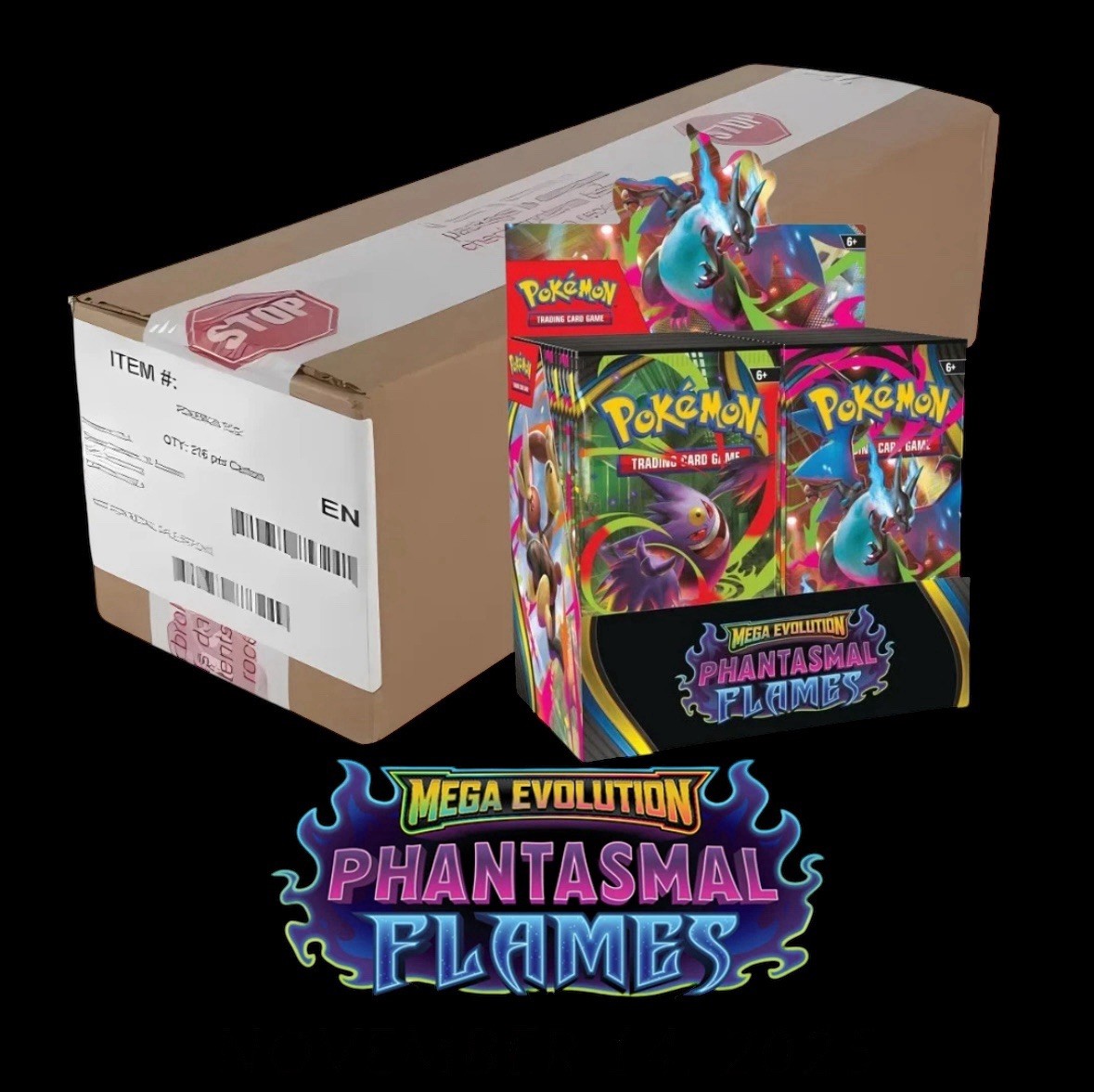 Pokemon Phantasmal Flames BOOSTER BOX SEALED CASE OF 6 11/14 PRE-SALE | eBay
