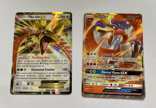 Ho-Oh EX 92/122 Breakpoint Holo & Ho-Oh GX Full Art 21/147 Burning ...