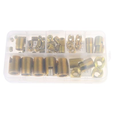 302 Style Threaded Repair Insert Self Tapping Inserts Slotted Screw ...
