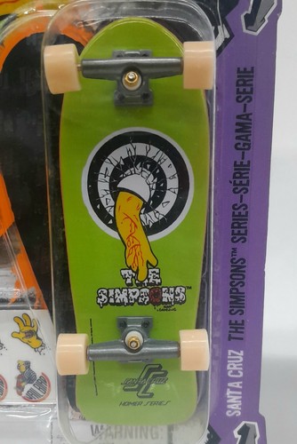 Tech Deck Santa Cruz ×2 Simpsons model Skateboards HOMER & BART SIMPSON ...