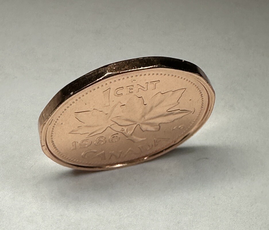 1986 Canadian Penny Proof-Like 1Cent Coin Uncirculated Directly from ...