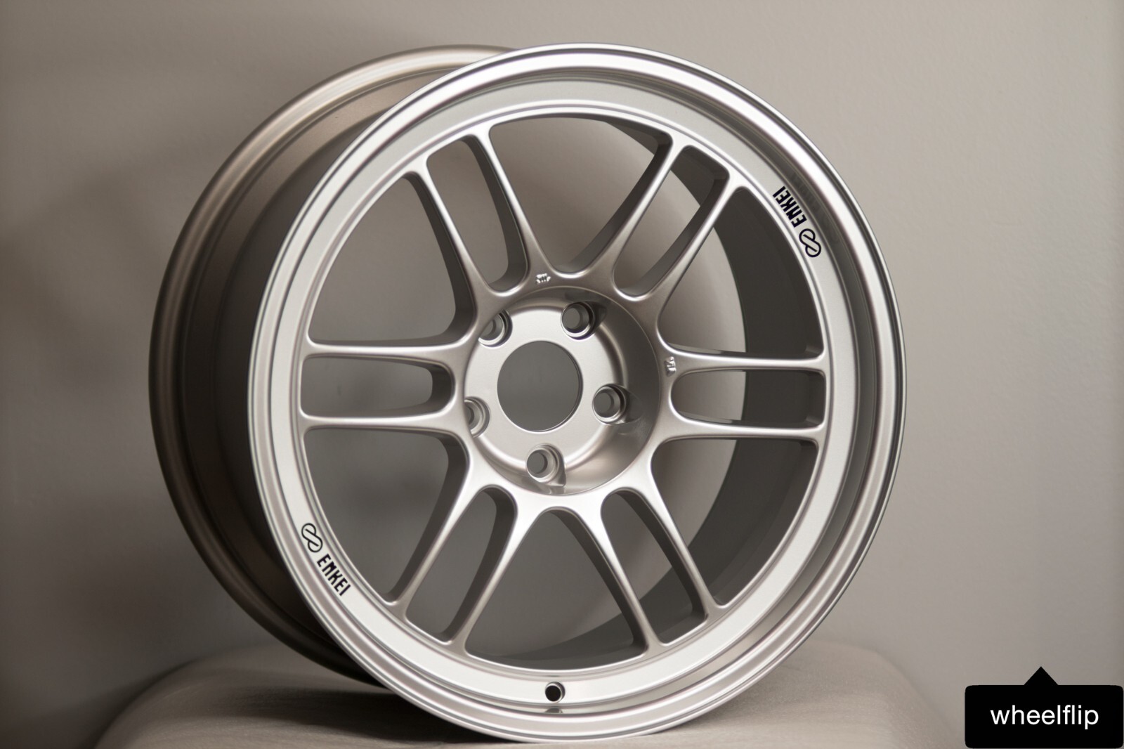 Enkei RPF1 18x10.5 +15 5x114.3 Silver Aluminum Wheels | (set of 4 ...