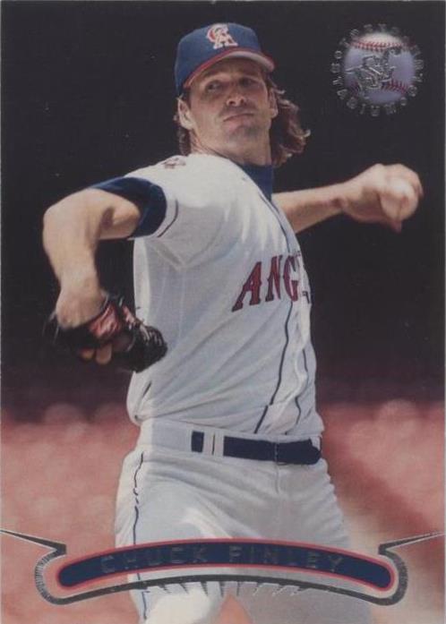 1996 Topps Stadium Club - Chuck Finley #120 Mickey Mantle Cereal Box ...