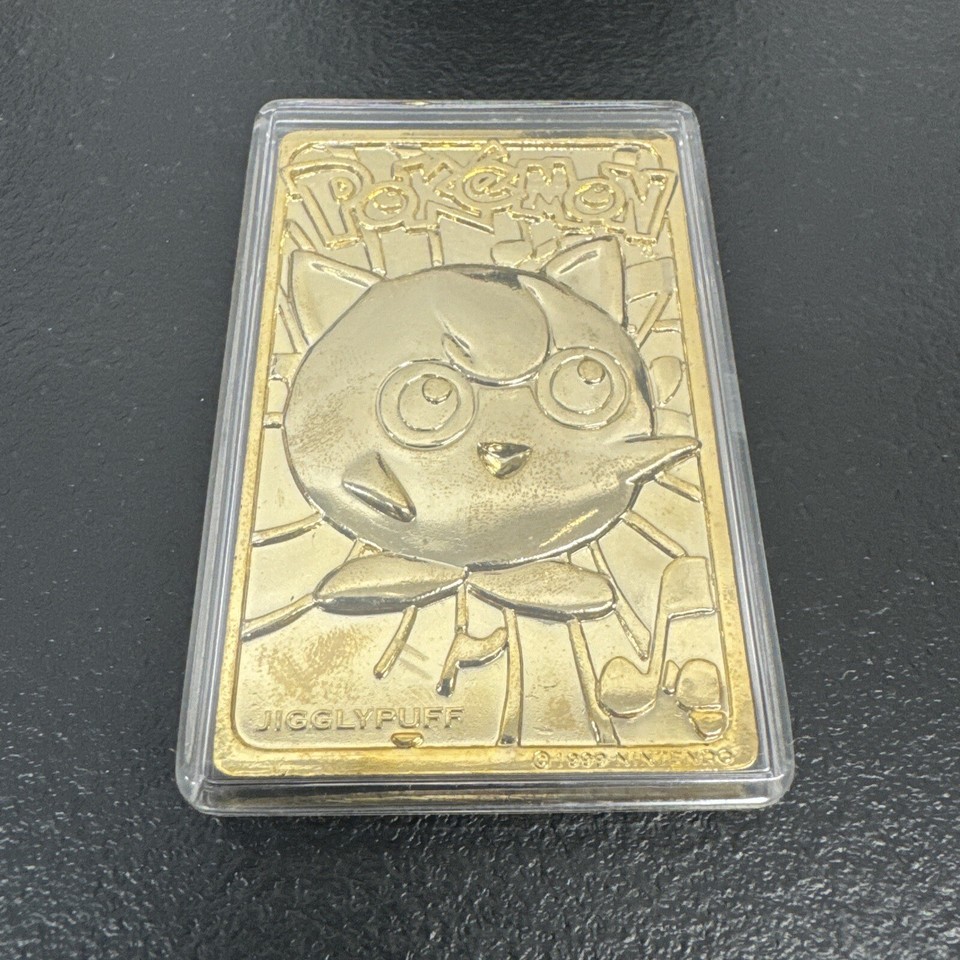 Pokémon LE 23K Gold Plated Card W/Pokéball Pikachu NEW/OPEN BOX ...