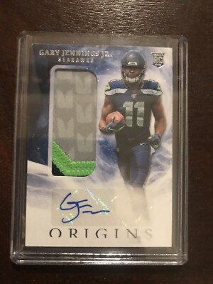2019 Panini Origins Gary Jennings Jr. FOTL RPA AUTO Seahawks Rookie 4 ...