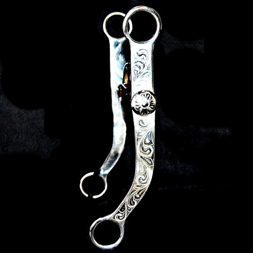 Sterling Silver Stainless Western Pleasure Grazer Low Port Roller ...